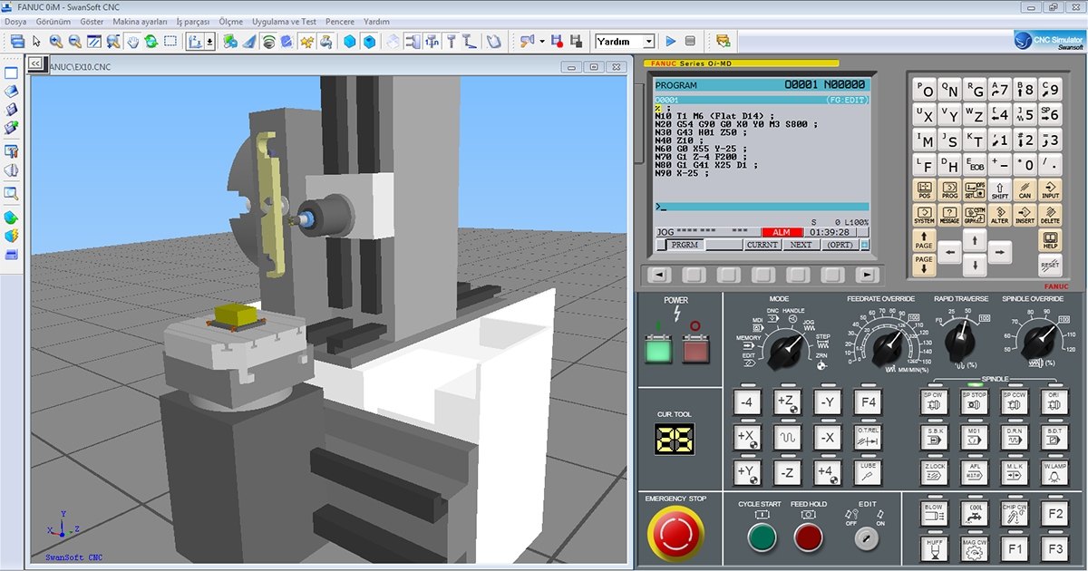 Swansoft CNC Simülasyon